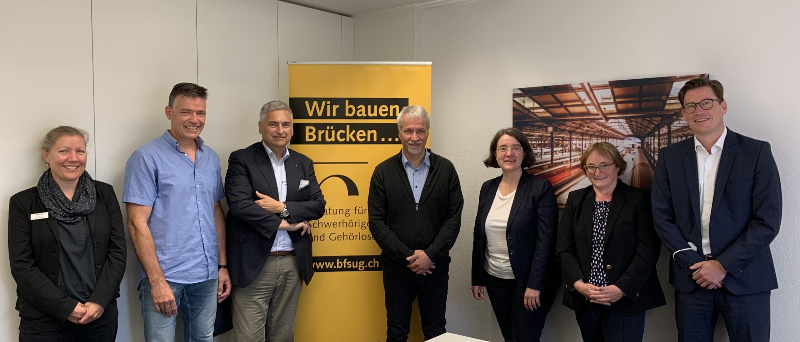 Besuch von Regierungsrat Guido Graf und Edith Lang, Leiterin DISG ...